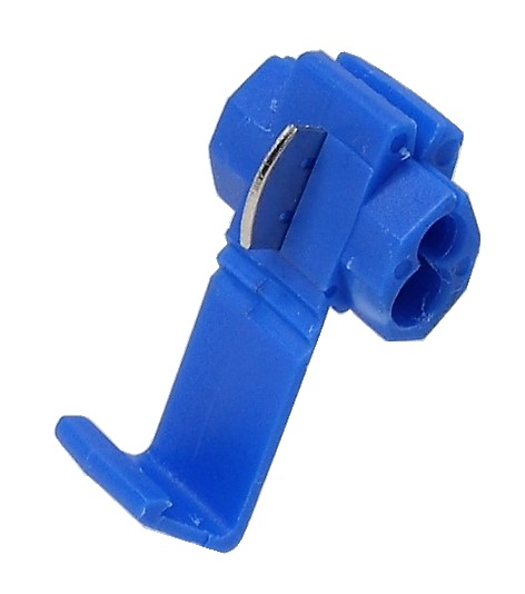 Maddison - Paquet de 10 terminal d'union bleu