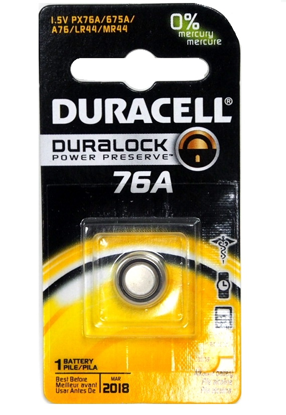 Maddison - 76A (LR44) 1.5V DURACELL Alkaline battery